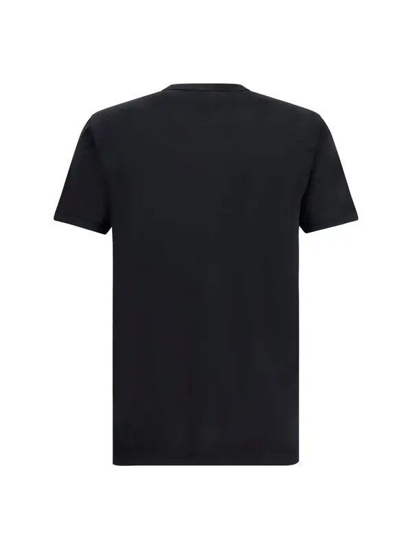 Dolce & Gabbana Cotton T-shirt With Logo Plaque