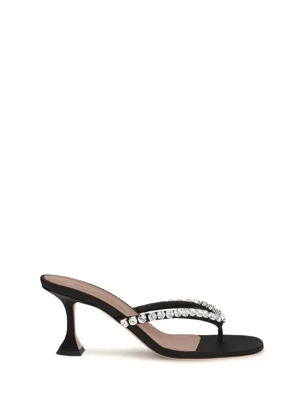 Amina Muaddi Gigi Crystal-embellished Thong Sandals