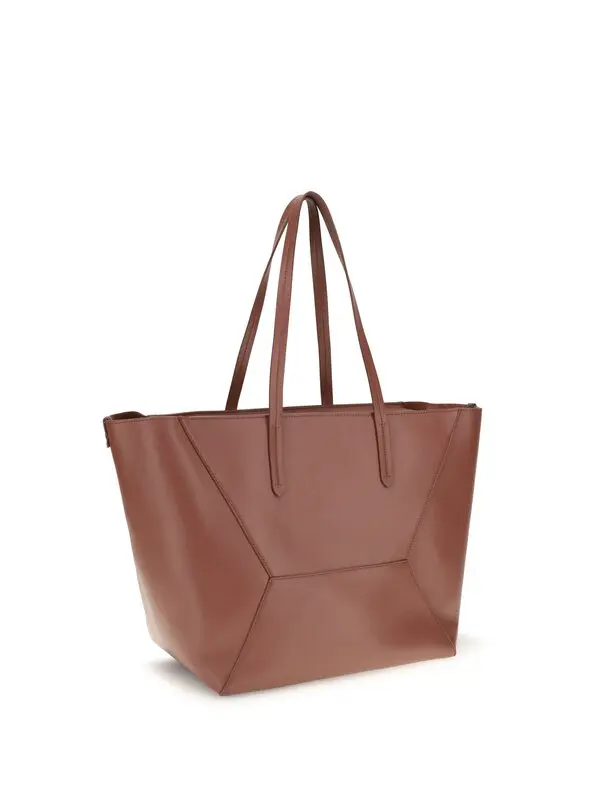 Brunello Cucinelli Leather Tote Bag