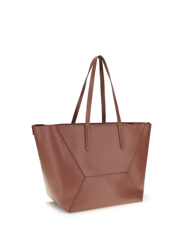 Brunello Cucinelli Leather Tote Bag