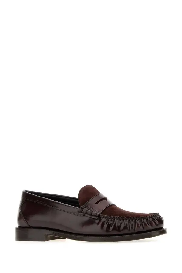 Brunello Cucinelli Soft Suede Tassel Loafers - Red