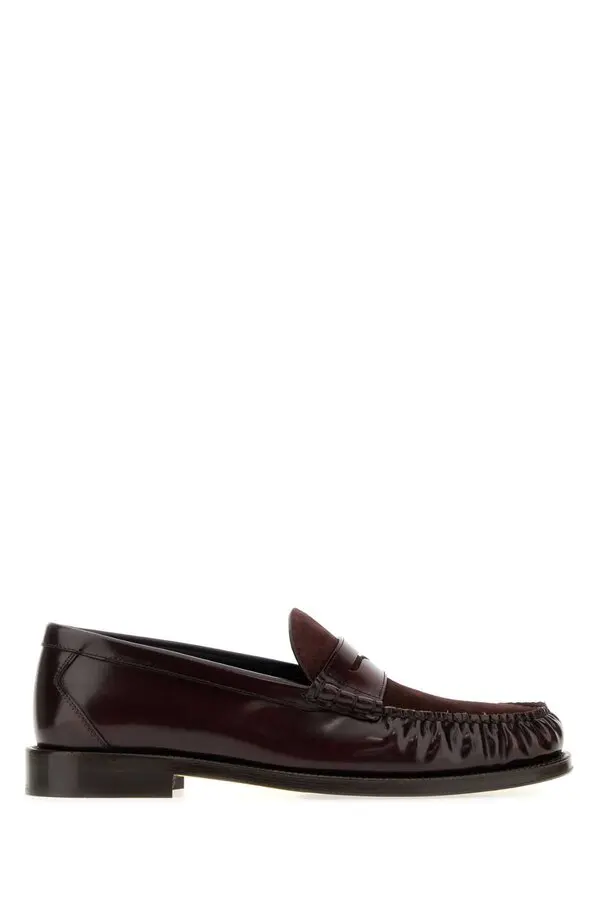 Brunello Cucinelli Soft Suede Tassel Loafers - Red
