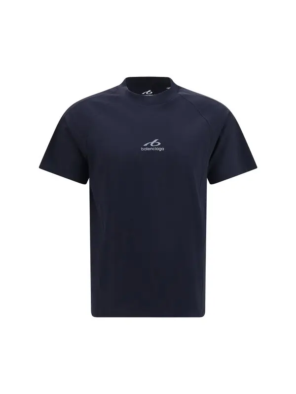 Balenciaga Long-sleeve Layered T-shirt - Blue