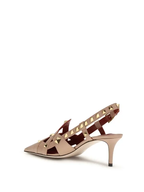 Valentino Garavani Studded Slingback Pumps - Pink
