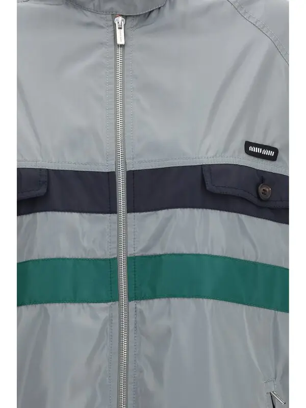 Miu Miu Technical Silk Jacket