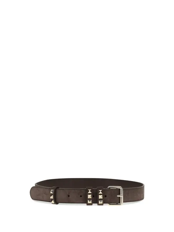 Valentino Garavani Rockstud Suede Belt