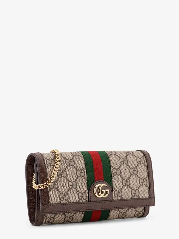 Gucci Ophidia Gg Supreme Canvas And Leather Crossbody Bag - Cream