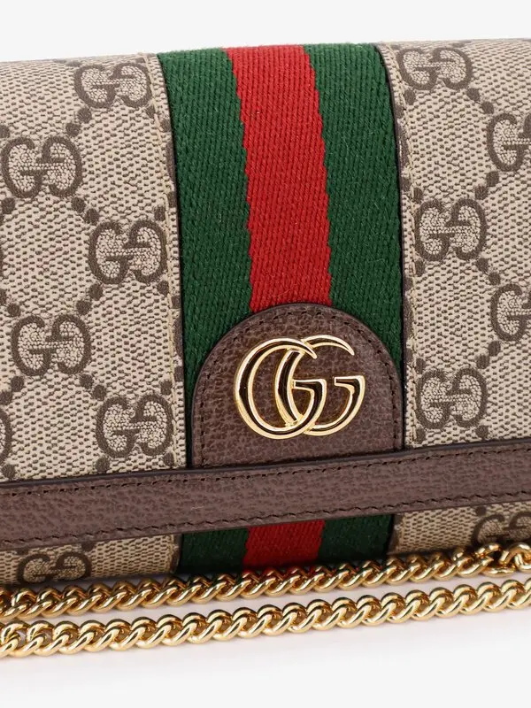 Gucci Ophidia Gg Supreme Canvas And Leather Crossbody Bag - Cream