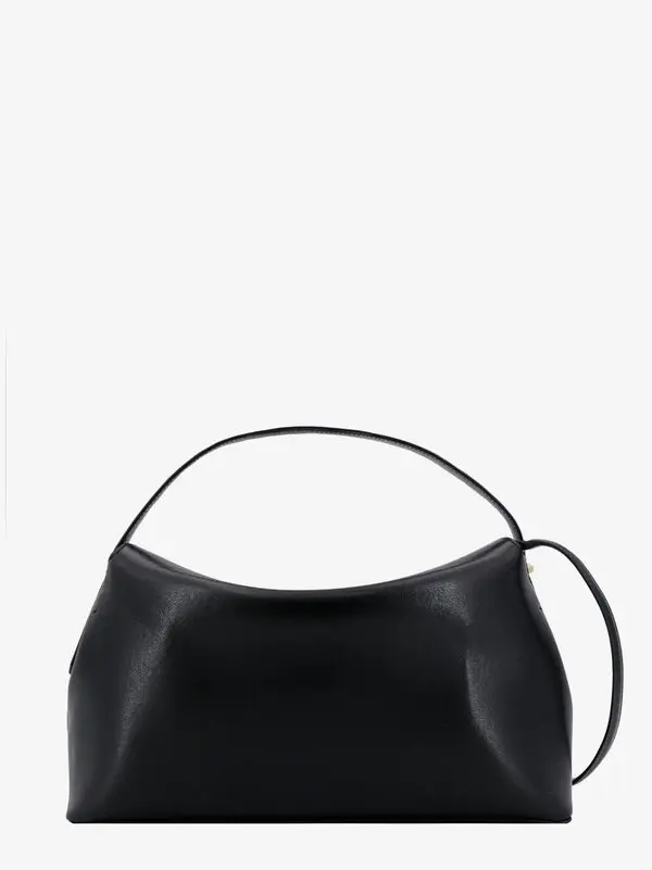 TOTEME T-lock Leather Crossbody Bag - Black