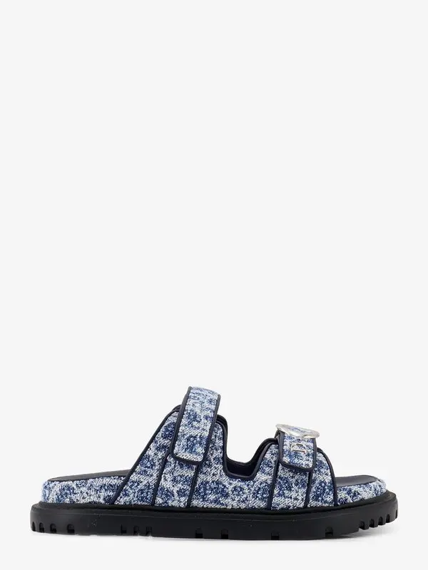 Dior Riviera Denim Sandals - Blue