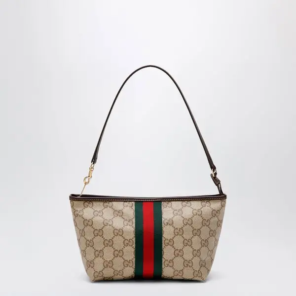 Gucci Gg Fabric Pouch - Cream
