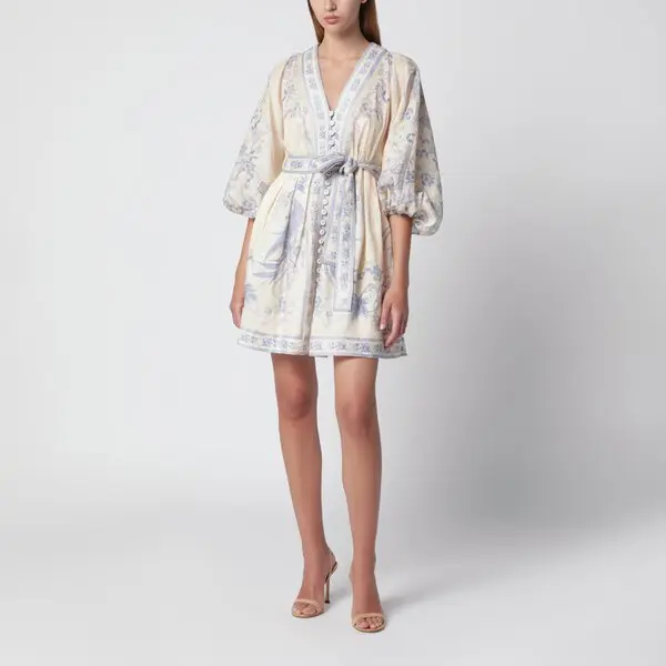 Zimmermann Indra Linen Dress - Multicolor