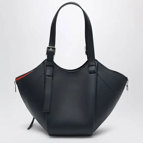 Loewe Layered Hammock Flip Leather Bag - Multicolor