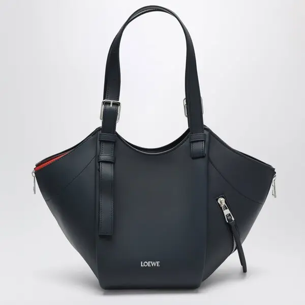Loewe Layered Hammock Flip Leather Bag - Multicolor