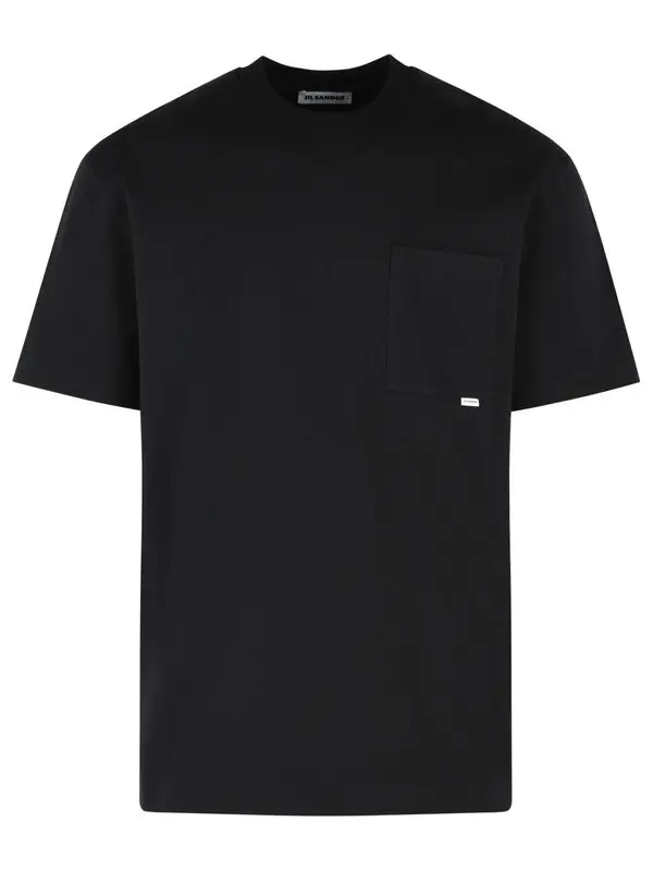 JIL SANDER Cotton T-shirt - Black