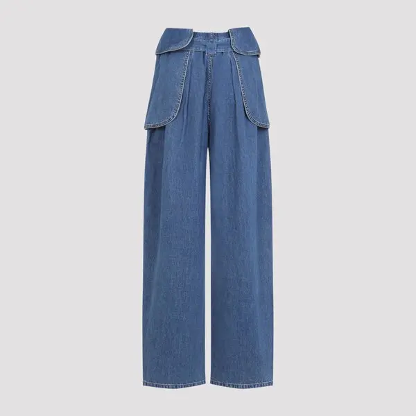 Loewe Lightweight Washed Cotton Cargo Jeans