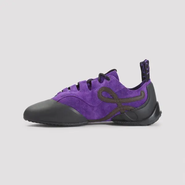 Loewe Grip Suede Calfskin Sneakers With Climbing-inspired Silhouette - Brown
