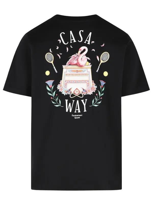 Casablanca Casaway' Cotton T-shirt - Black