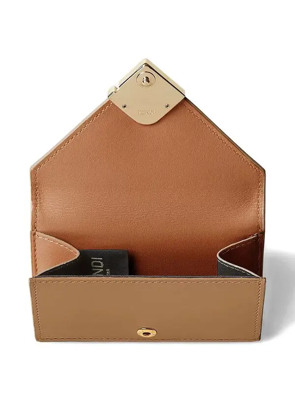 Fendi F-diamond Trifold Wallet - Brown