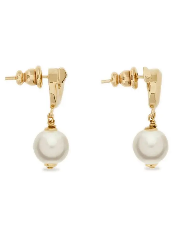 FERRAGAMO Drop Pearl Earrings
