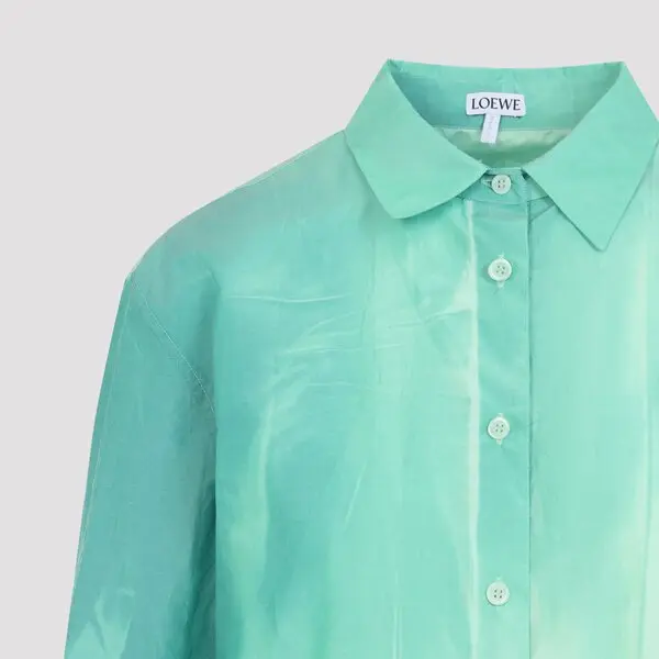 Loewe Cotton Shirt With Dégradé Print