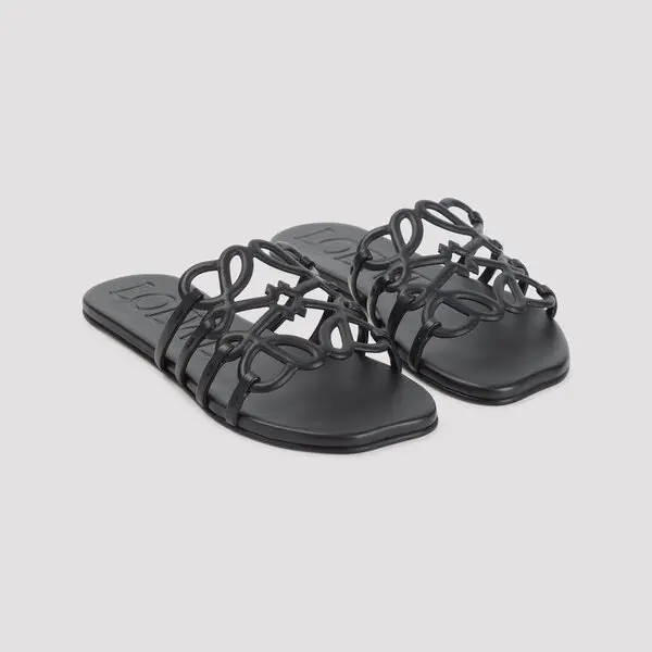 Loewe Anagram Petal Slide Sandals