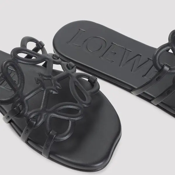 Loewe Anagram Petal Slide Sandals