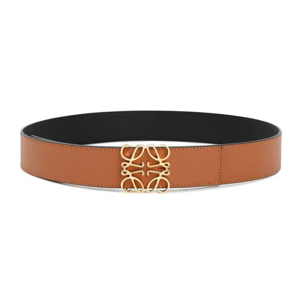 Loewe Reversible Anagram Belt - Brown