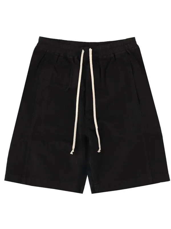 Rick Owens Wide Pusher Shorts - Black