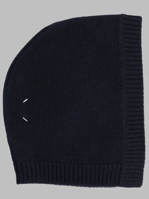MAISON MARGIELA Virgin Wool Hooded - Blue
