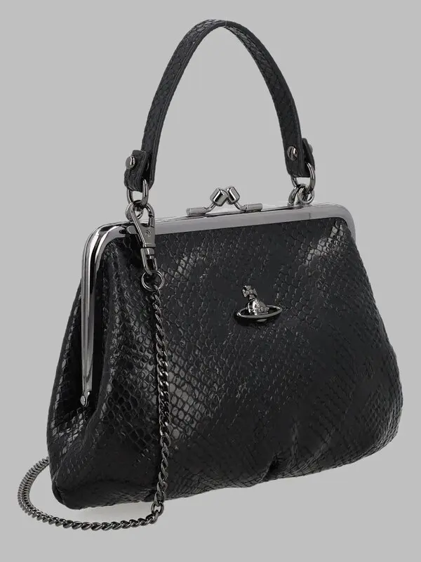 VIVIENNE WESTWOOD Leather Handheld Bag