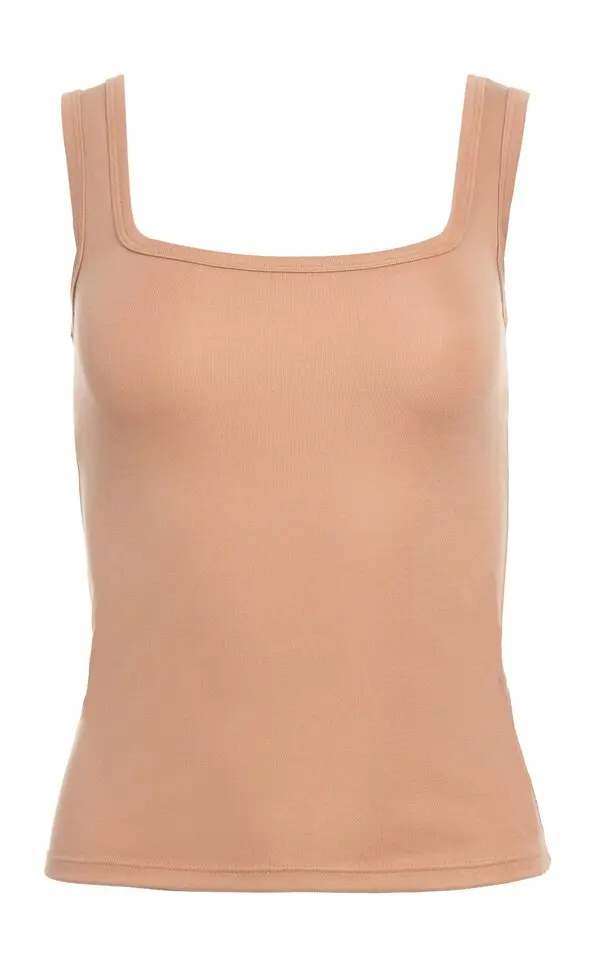 THE PARK Sawyer Jersey Tank - Tan