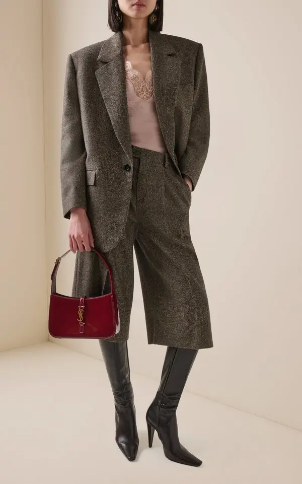 Saint Laurent Le 5 A 7 Vernis Shoulder Bag