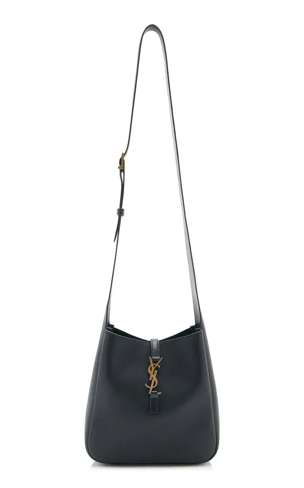 Saint Laurent Le 5 À 7 Leather Crossbody Bag - Black