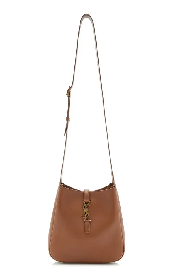 Saint Laurent Le 5 A 7 Leather Crossbody Bag - Brown