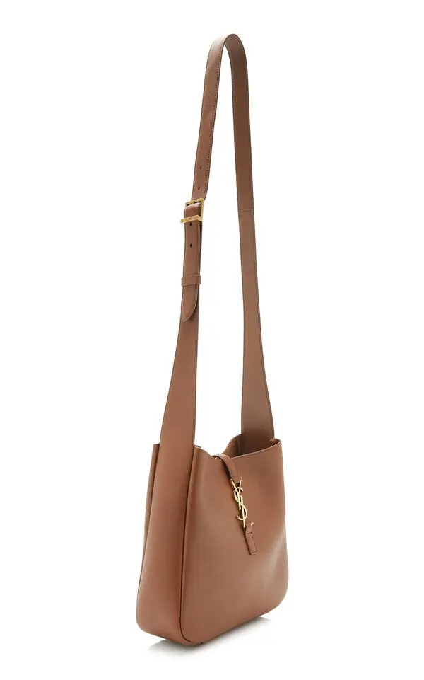 Saint Laurent Le 5 A 7 Leather Crossbody Bag - Brown