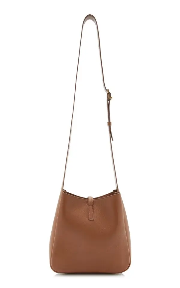 Saint Laurent Le 5 A 7 Leather Crossbody Bag - Brown