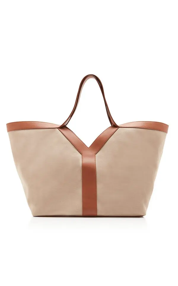 Saint Laurent Y Tote Bag - Neutral