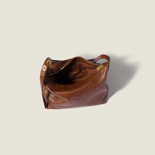 Miu Miu Nappa Leather Bag - Palisander