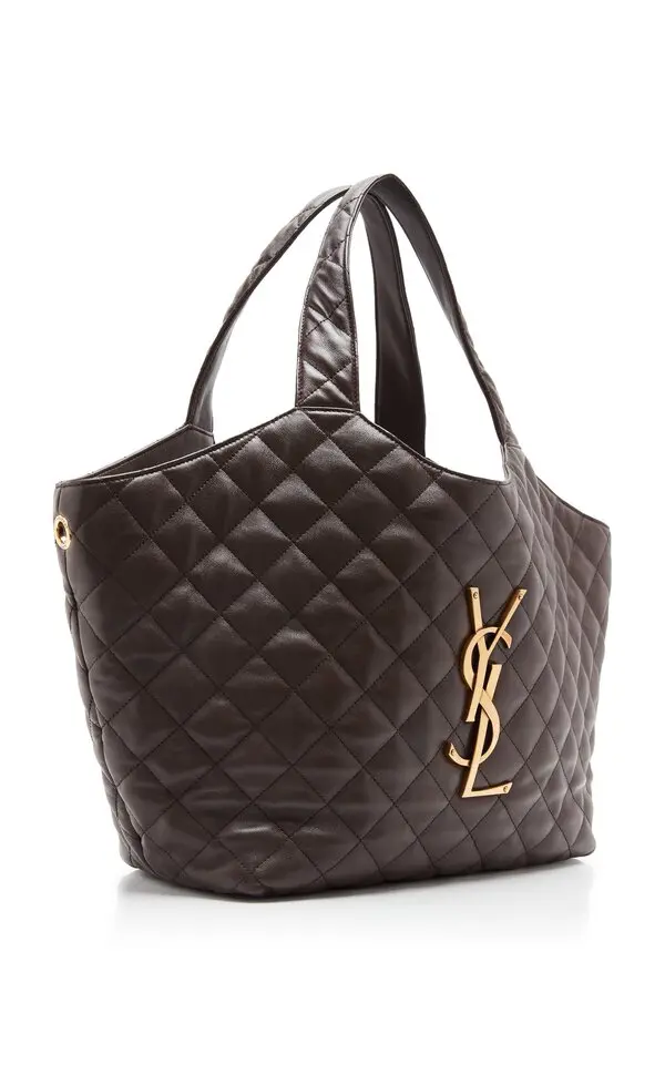 Saint Laurent Icare Medium Leather Tote