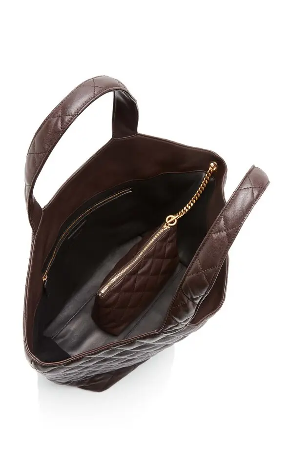Saint Laurent Icare Medium Leather Tote