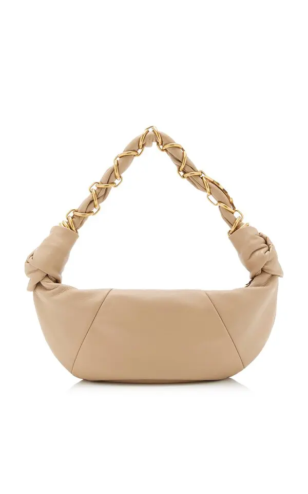 Saint Laurent Amalia Mini Leather Hobo Bag