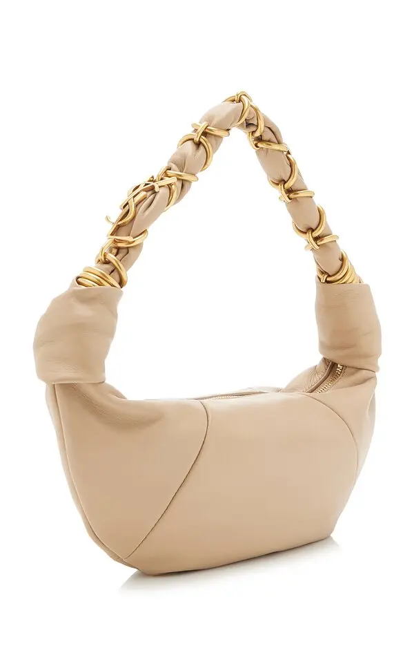 Saint Laurent Amalia Mini Leather Hobo Bag