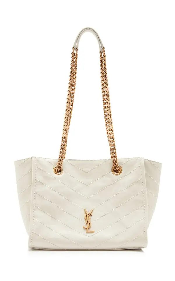 Saint Laurent Niki East/west Small Shopping Bag - White