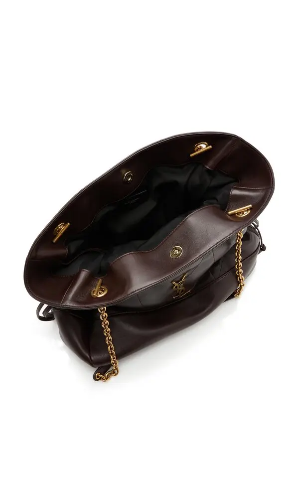 Saint Laurent Jamie Leather Shopping Bag