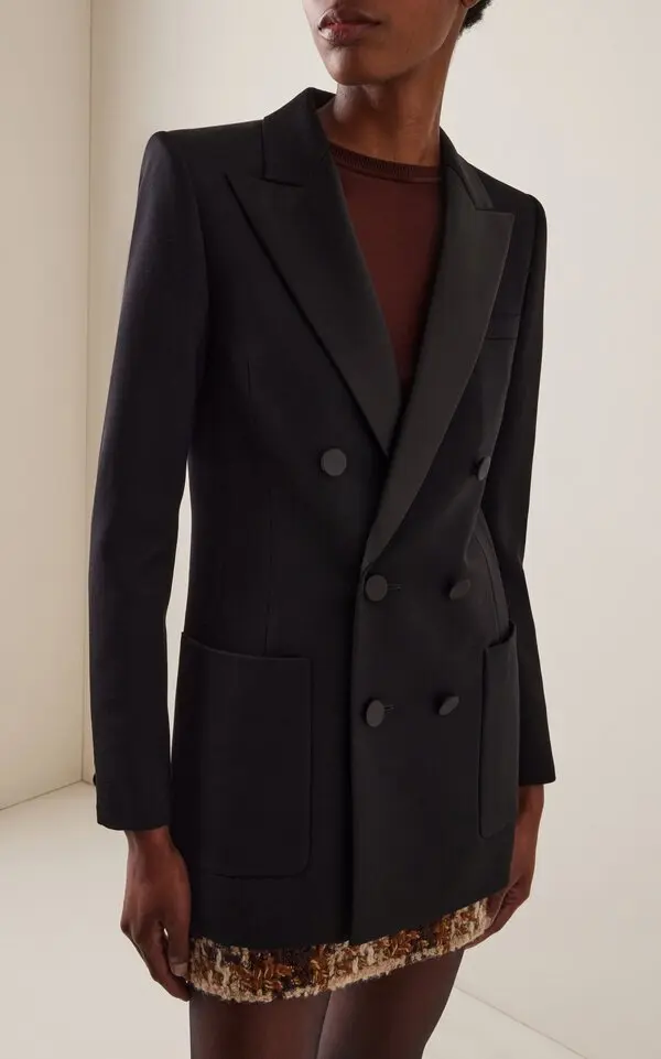 Saint Laurent Double-breasted Wool Jacket