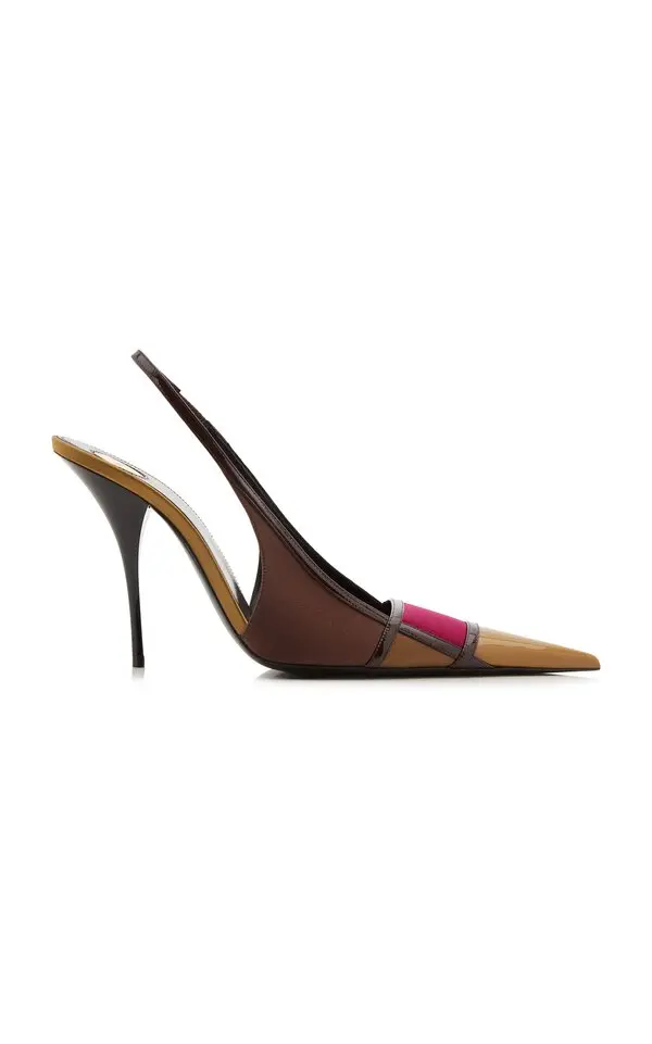 Saint Laurent Jazz 110 Slingback Pumps