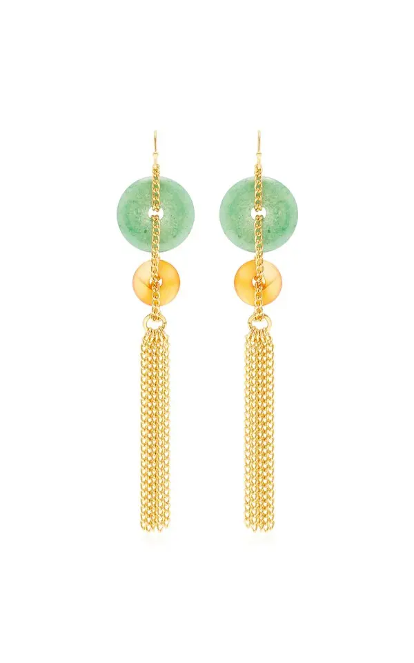 BEN-AMUN Exclusive Drop 24k Gold-plated Brass Earrings