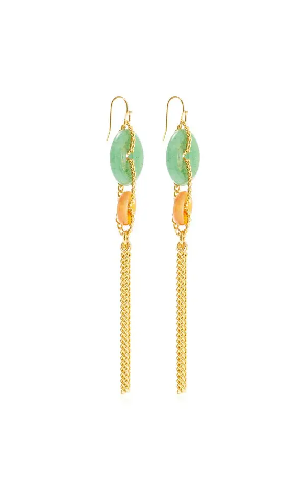 BEN-AMUN Exclusive Drop 24k Gold-plated Brass Earrings