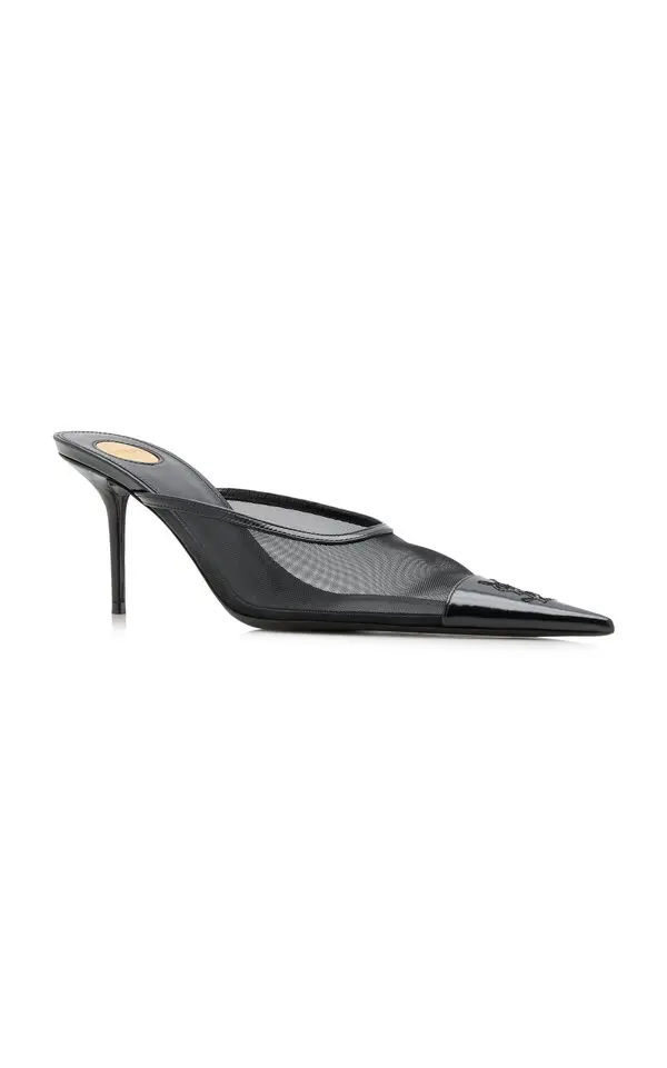 Saint Laurent Resille Kitten Heels